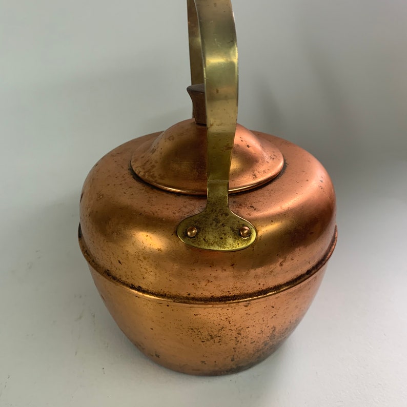 Vintage Copral Copper Tea Kettle Stove Top Coffee Tea Maker | Etsy