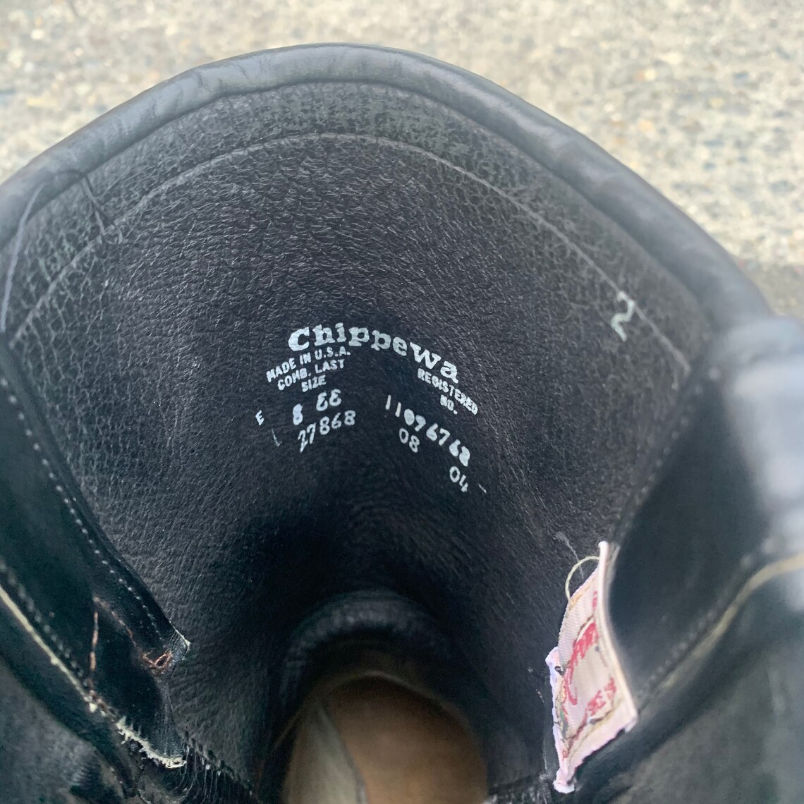 Vintage Chippewa Black Leather Harness Western Work Biker - Etsy