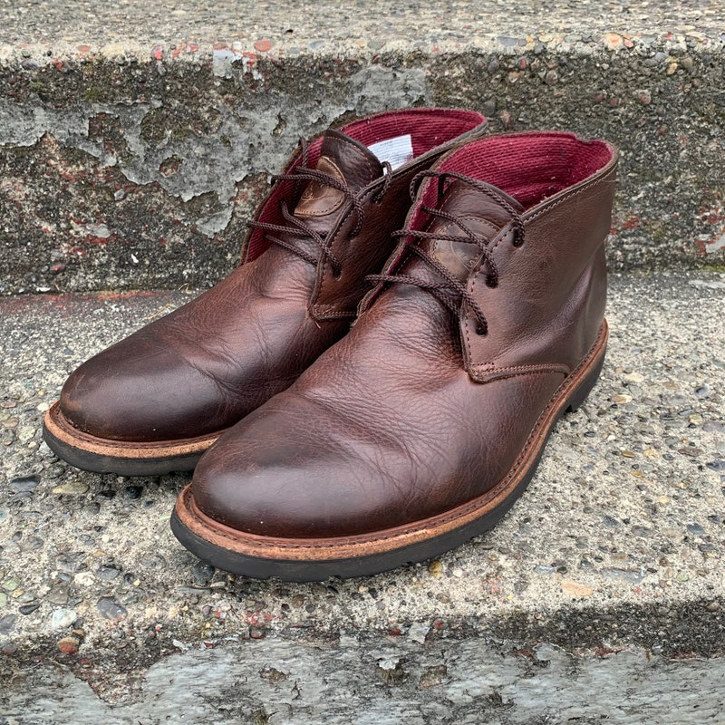 Red Chukka Boots - Etsy
