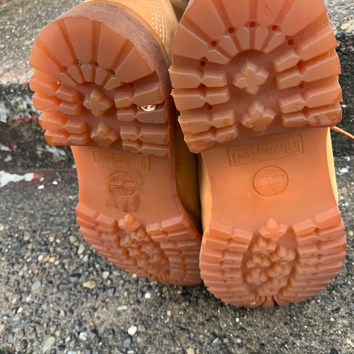 Vintage Timberland Original Yellow Boot Waterproof Leather | Etsy