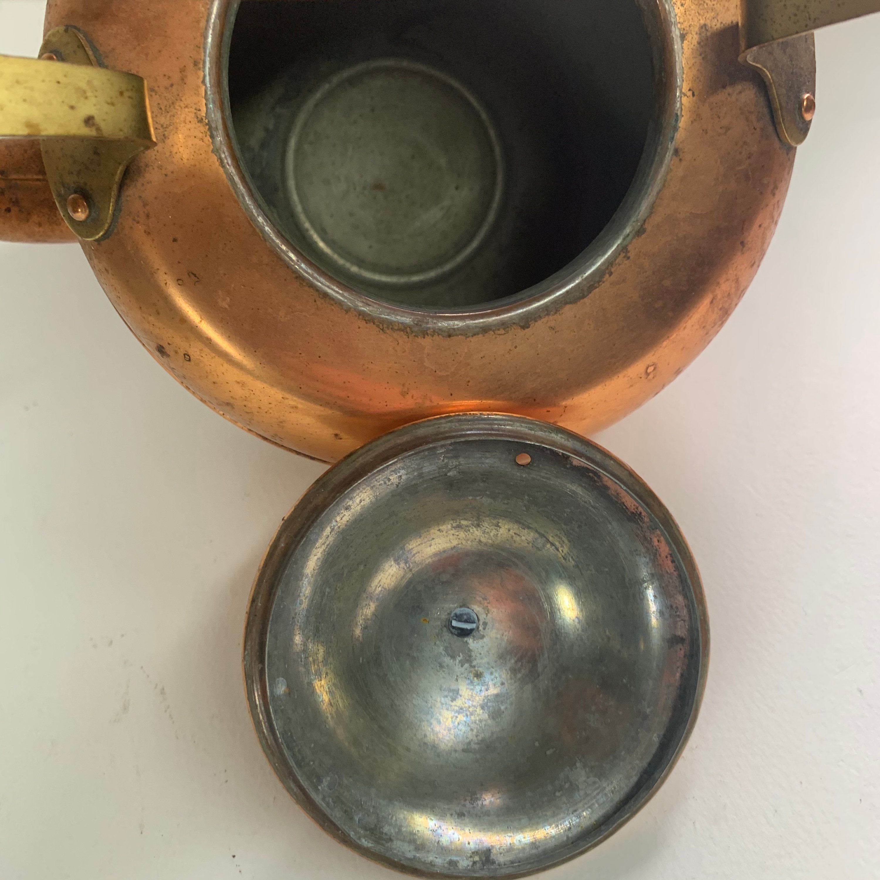 Vintage Copral Copper Tea Kettle Stove Top Coffee Tea Maker | Etsy