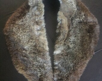 Rabbit Fur Collar - Etsy