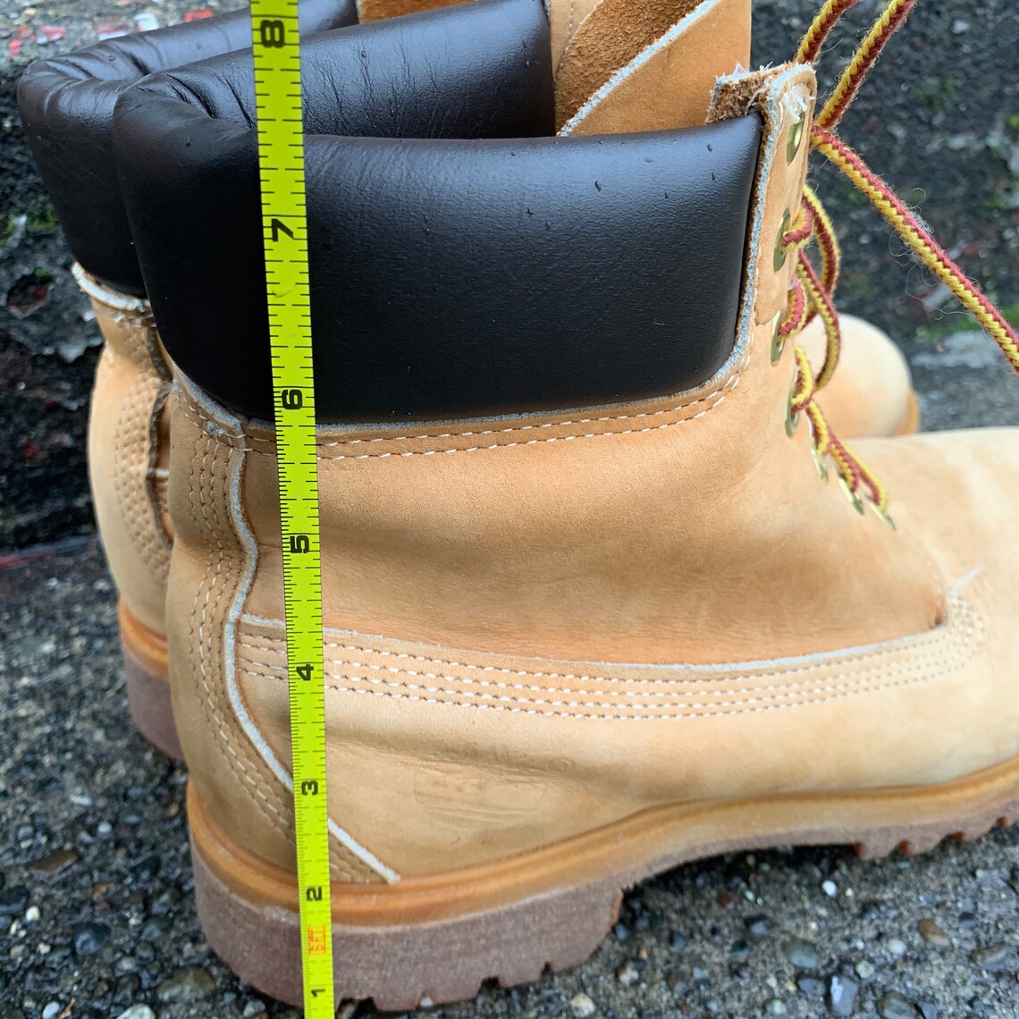 Vintage Timberland Original Yellow Boot Waterproof Leather - Etsy