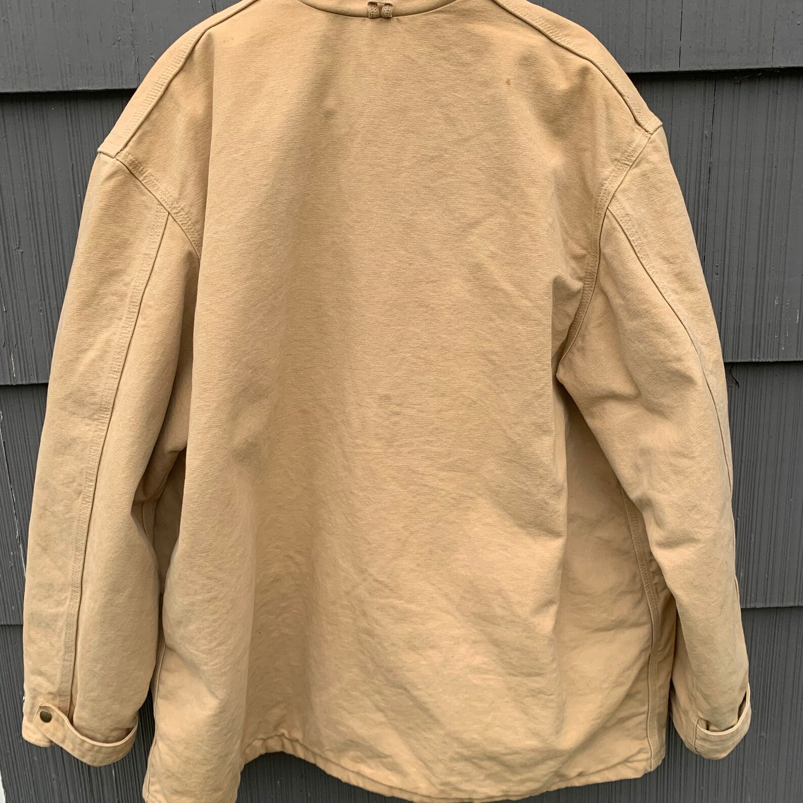 Vintage Tan Carhartt Blanket Lined Work Jacket Coat Zip up | Etsy
