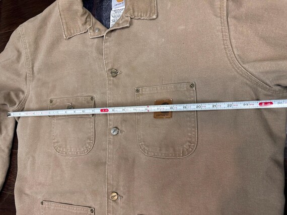 Vintage Tan Carhartt Blanket Lined Work Jacket Coat B… - Gem