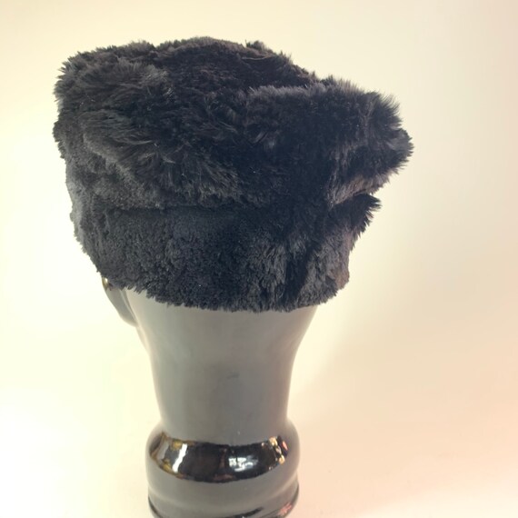 Vintage Deborah Exclusive White Rabbit Fur Hat Cap - Gem
