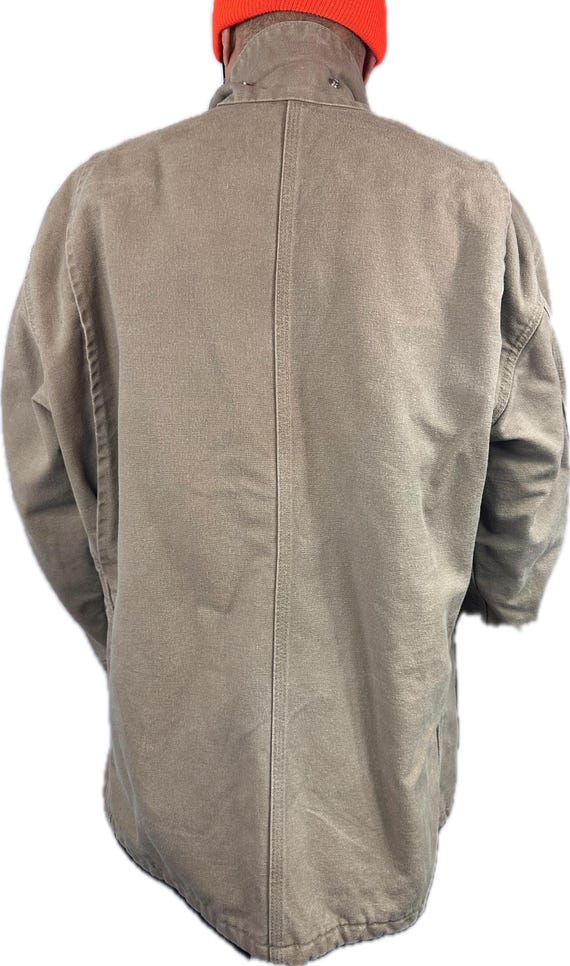 Vintage Tan Carhartt Blanket Lined Work Jacket Coat B… - Gem