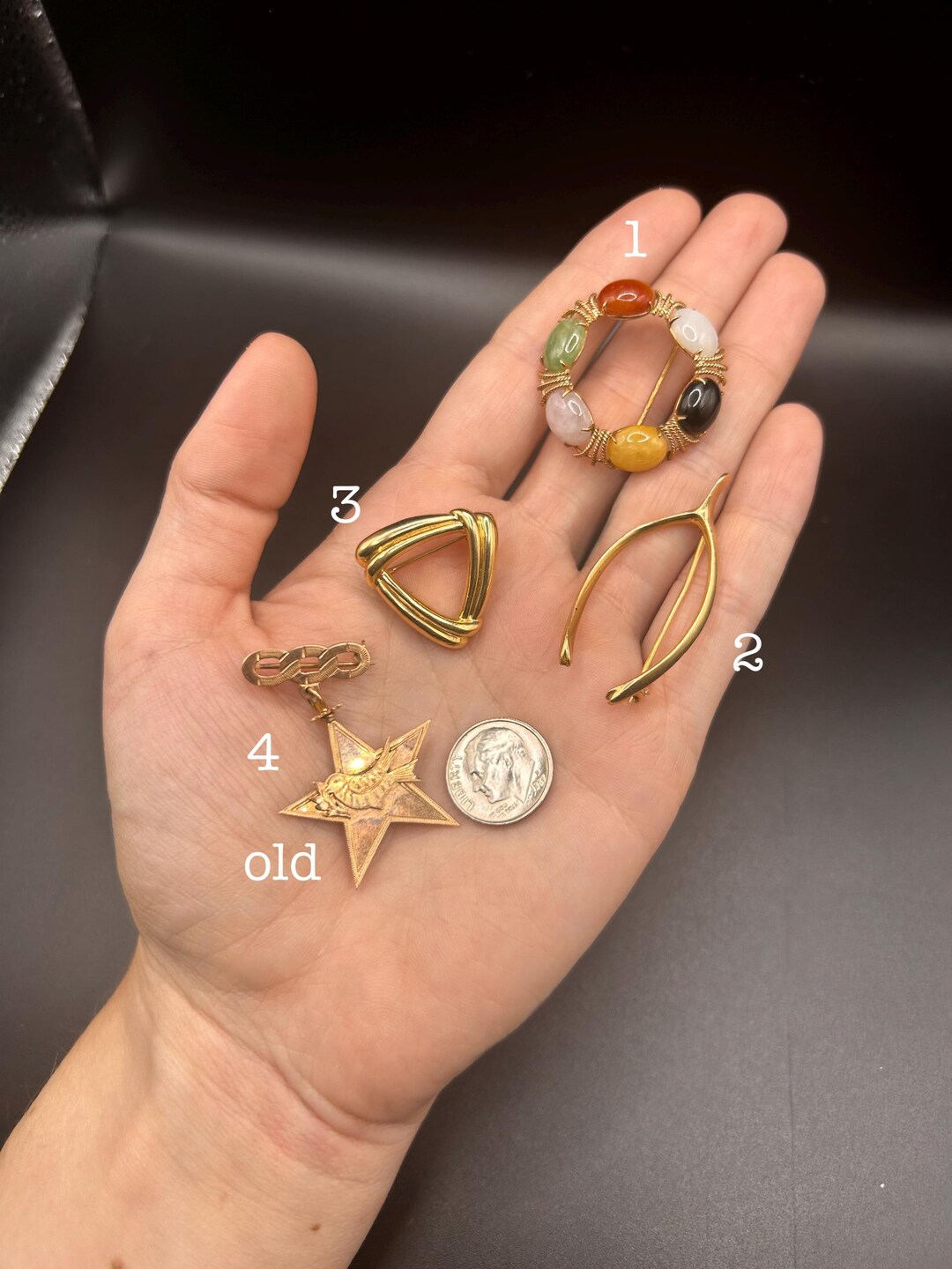 Estate Stackable 14k Gold Mixed Stick Pins Brooches 10/3/24 LOT R - Etsy