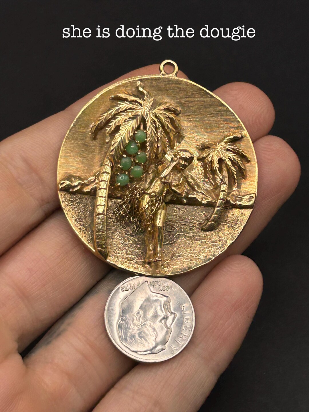 Estate Stackable 14k Gold Mixed Aloha Charms Pendants - 5/7/25 - LOT EE ...