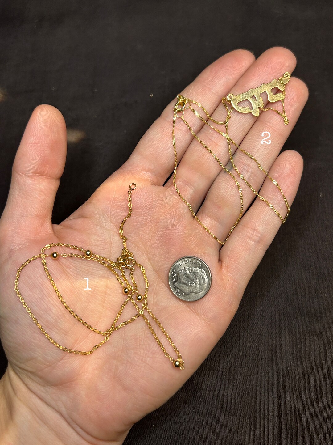 Estate Stackable 14k Gold Mixed Chains Necklaces 12/7 LOT - Etsy