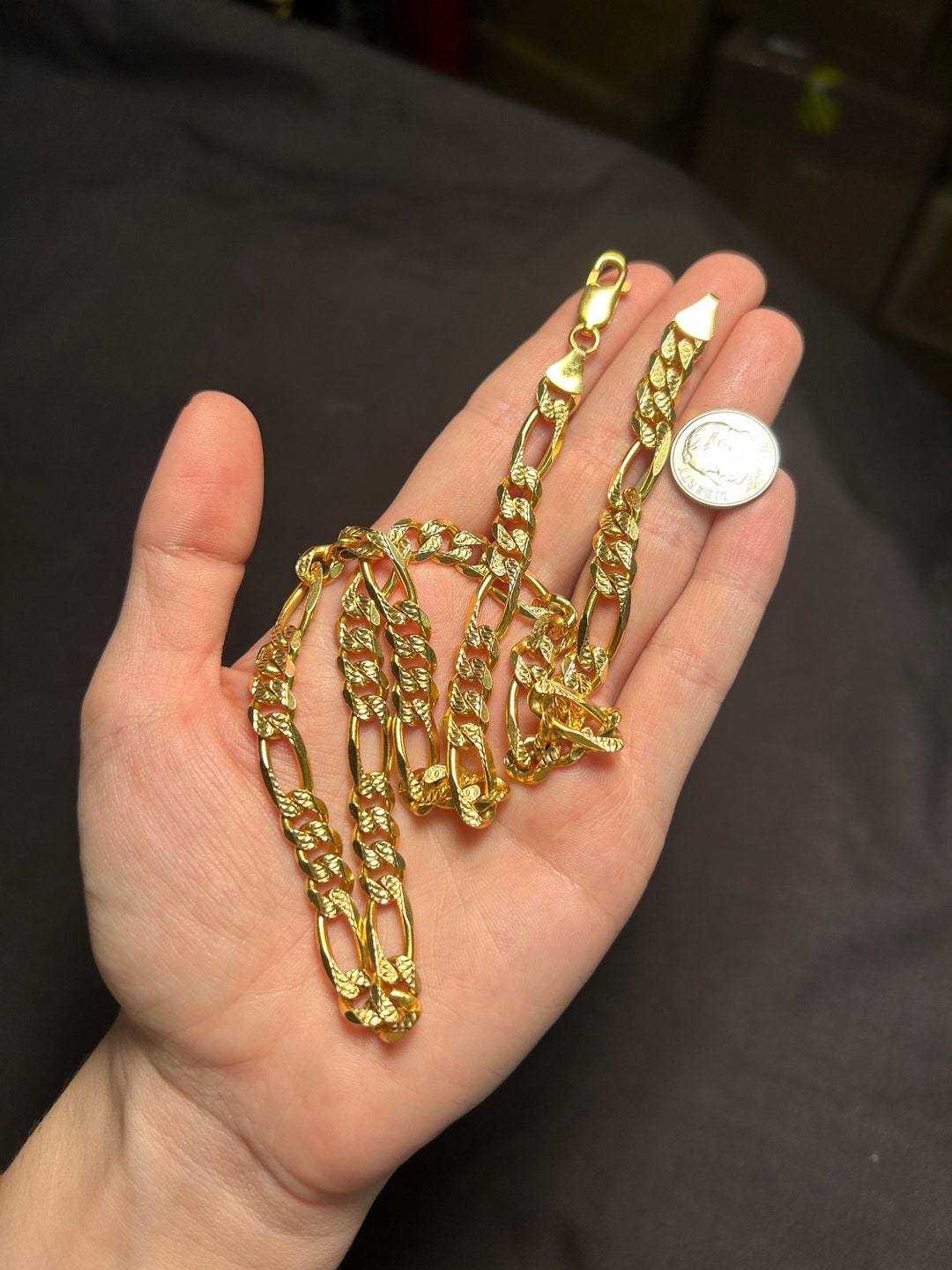 Estate Stackable 14k Gold Mixed Chain Necklace 2/28/24 LOT D - Etsy