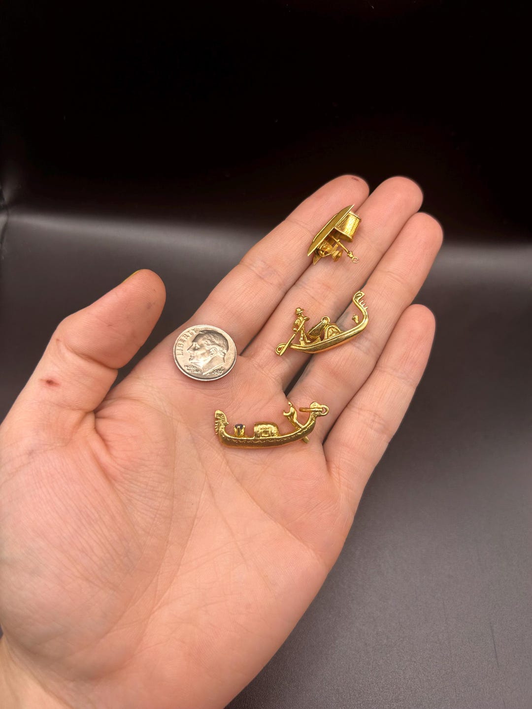 Estate Stackable 18k Gold Mixed Charm Pendants 10/31/24 LOT P - Etsy