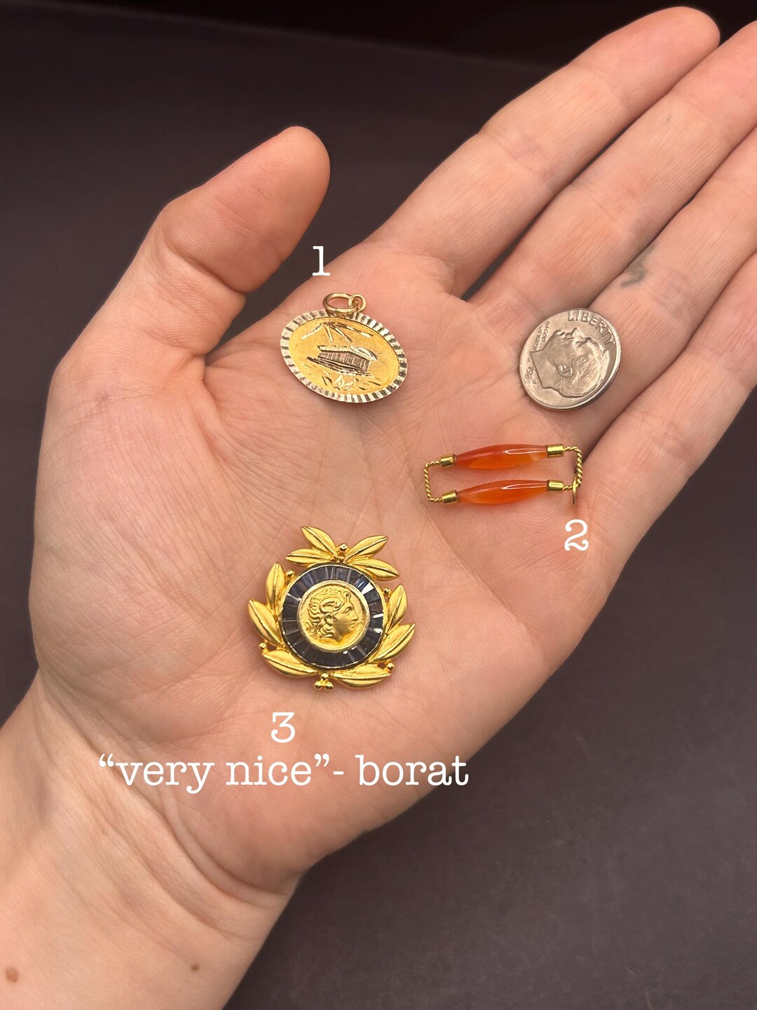 Estate Stackable 18k Gold Mixed Charms Pendants - 5/19/25 - LOT P - Etsy