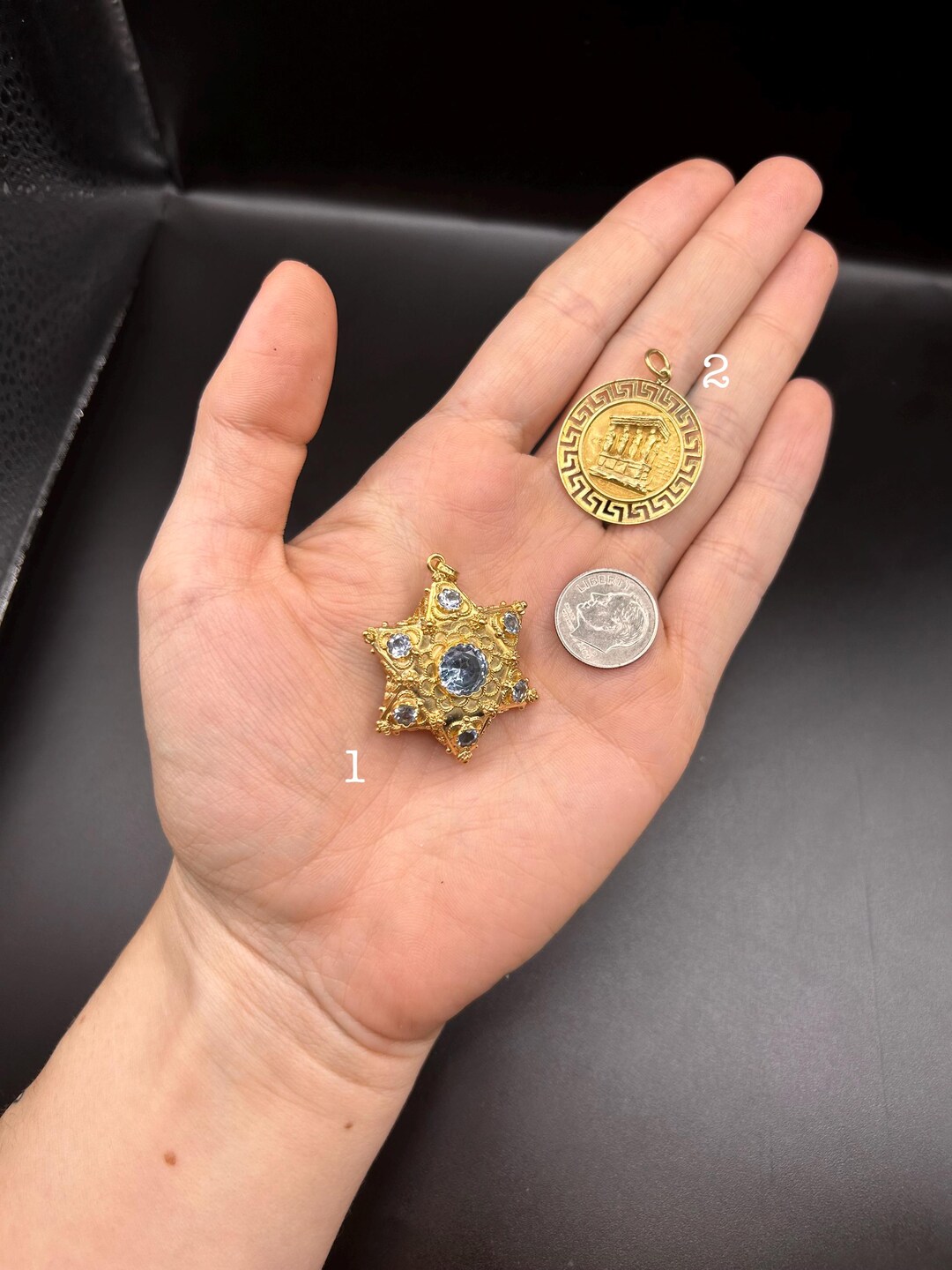 Estate Stackable 18k Gold Mixed Pendants Charms 12/23/24 LOT S - Etsy