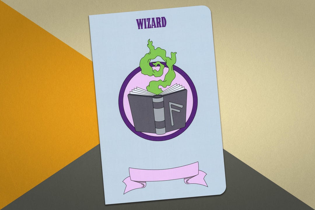 Wizard Notebook - Large Dungeons and Dragons 5e Character Journal - Etsy