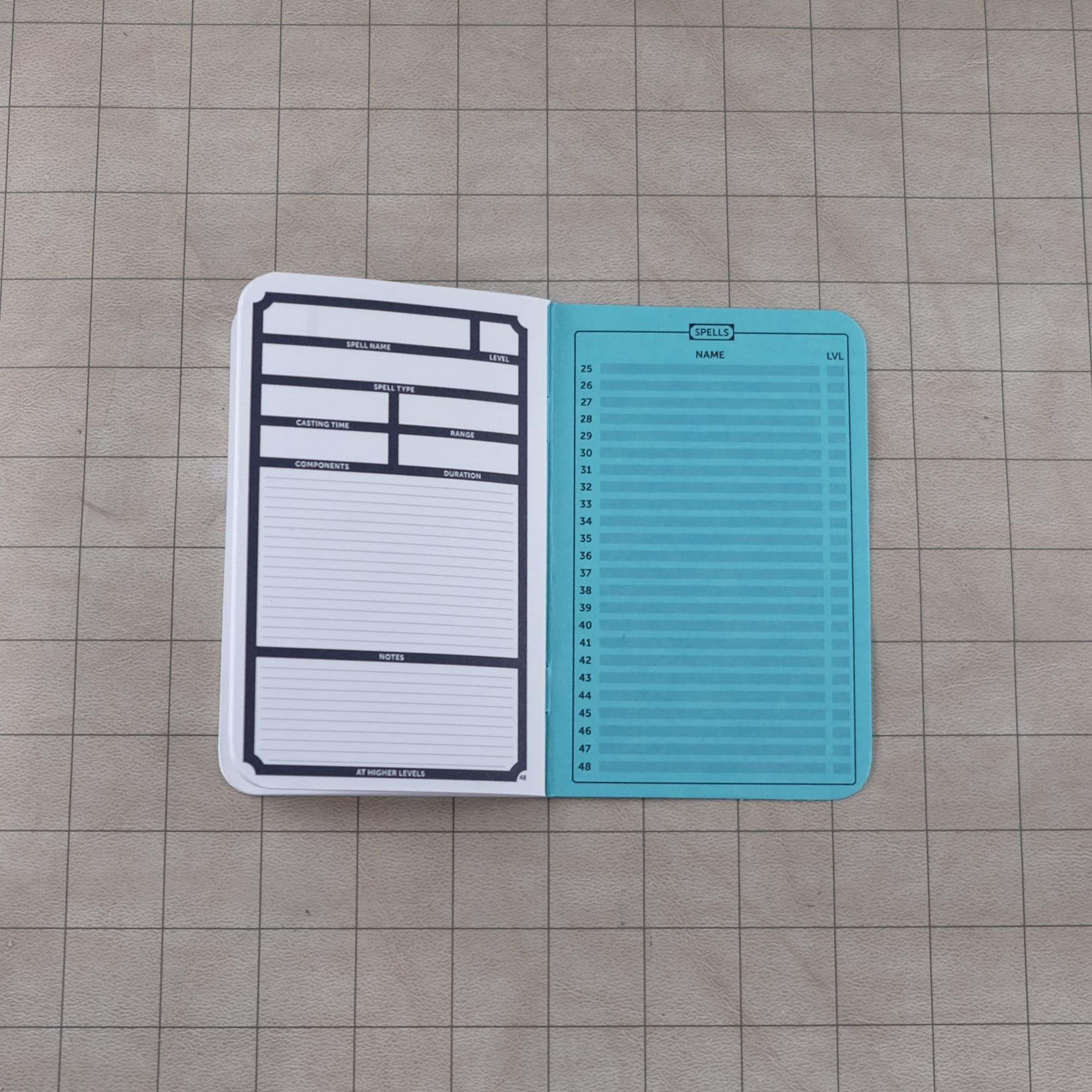 Spellbook Notebook Small D&D 5E - Etsy