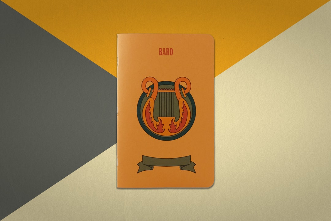 Bard Notebook - Small Dungeons and Dragons 5e Character Journal - Etsy