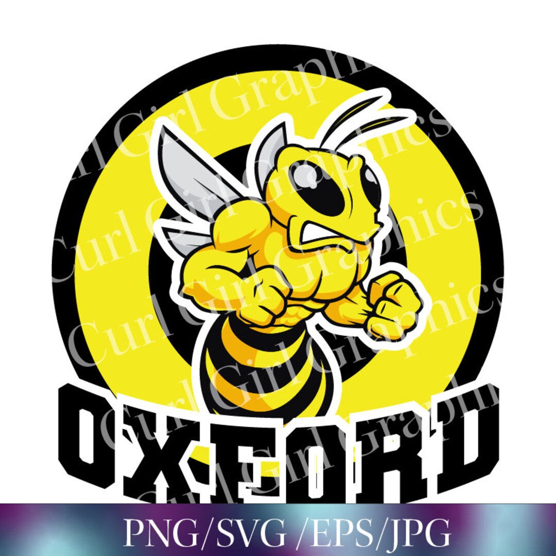 Sports Yellow Jackets SVG PNG Eps Jpg Files, Oxford Yellow Jackets Cut ...