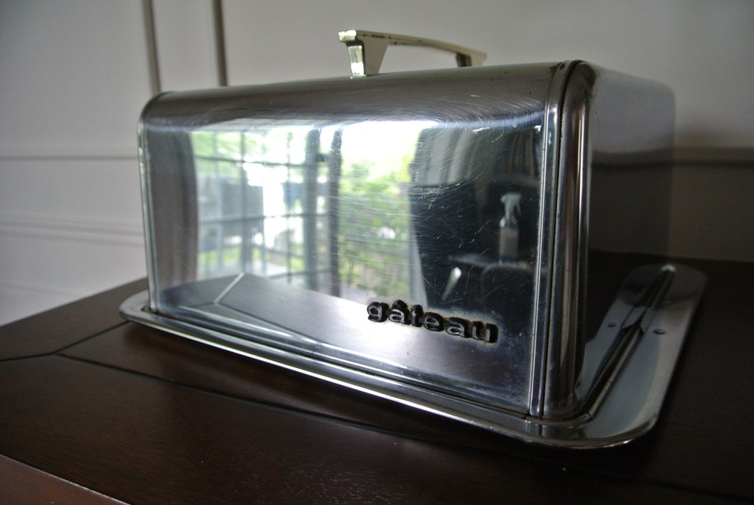 Metal Cake Box - Transportable - Retro - Etsy