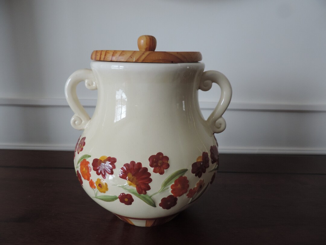 Jar With Handles - Pottery - Pot With Lid and Handles - MSRF - Etsy