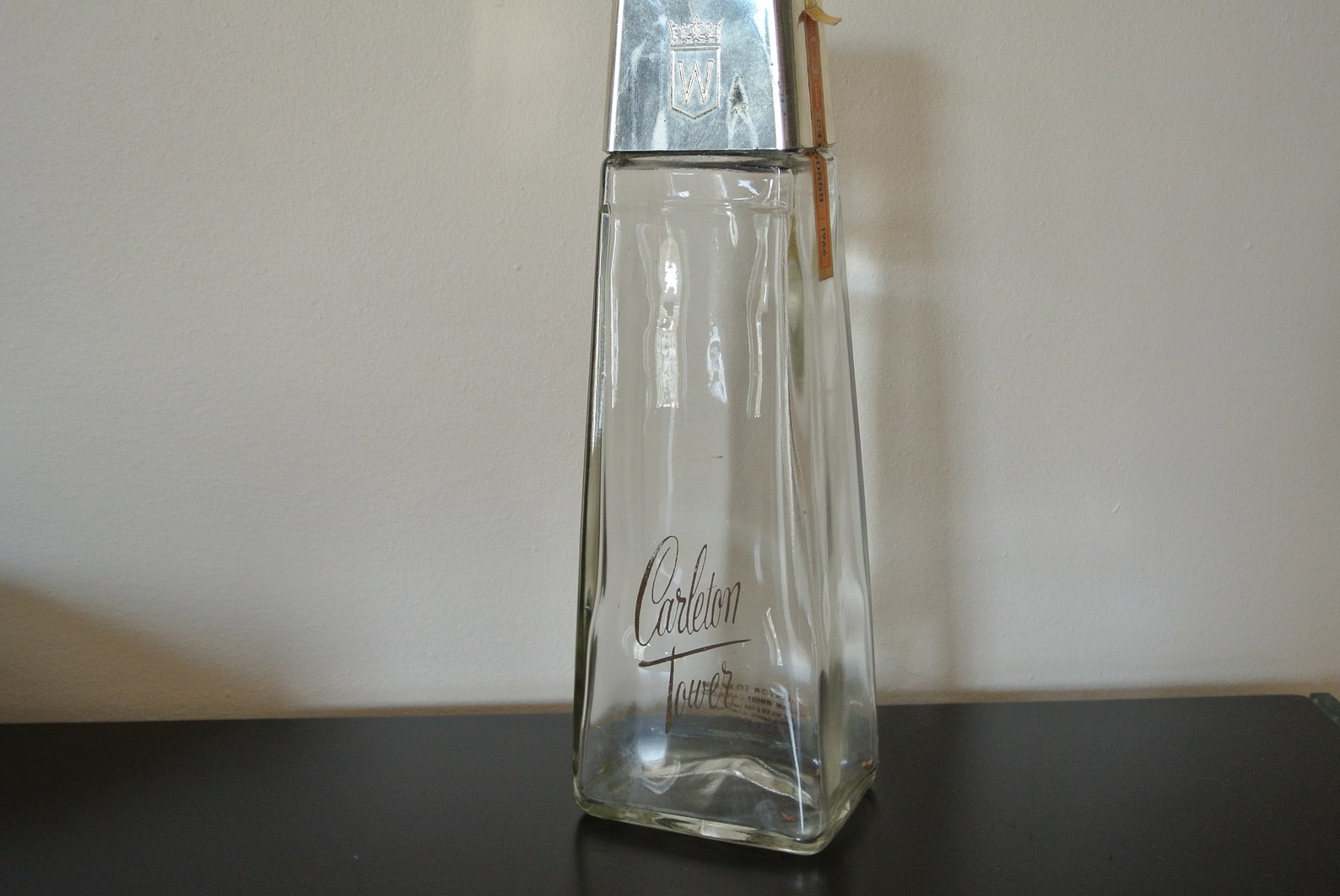 Bottle - Whiskey - Carleton Tower - 1966 - Rare - Empty Bottle ...