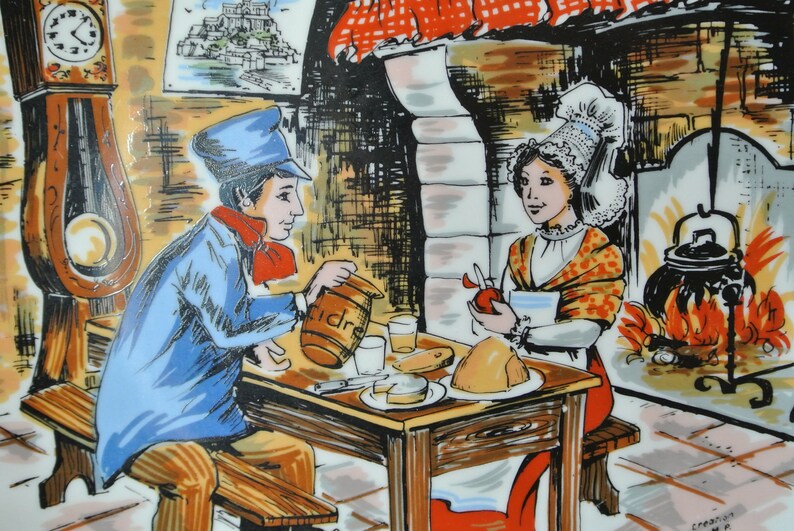 Plate Nem decor France-Normandy-collection | Etsy