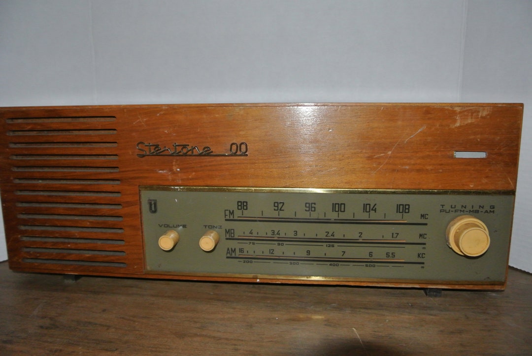Radio Unitra Stertone 100 Wooden Case Poland - Etsy