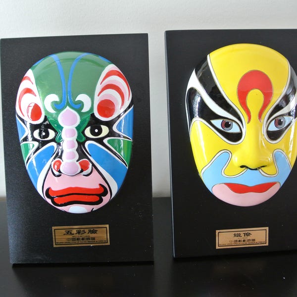Chinese Opera Masks - Etsy