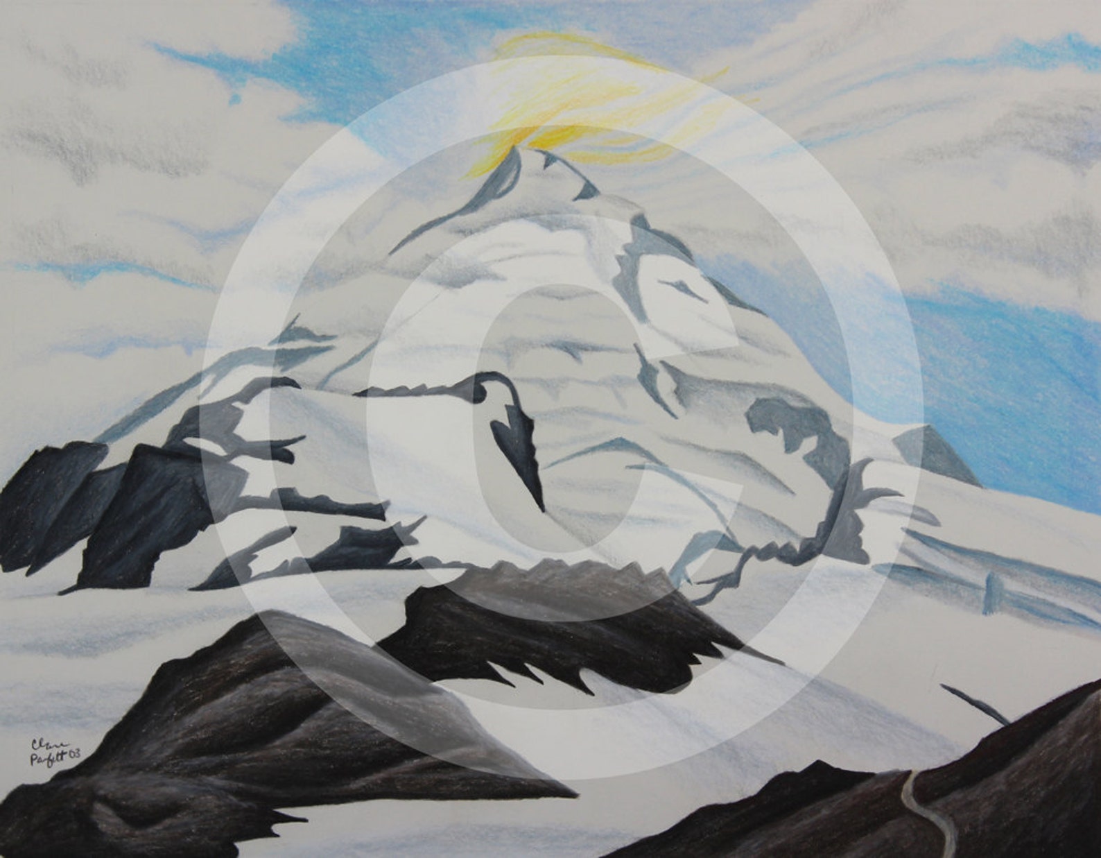 Mt. Baker Trail-inkjet Print - Etsy