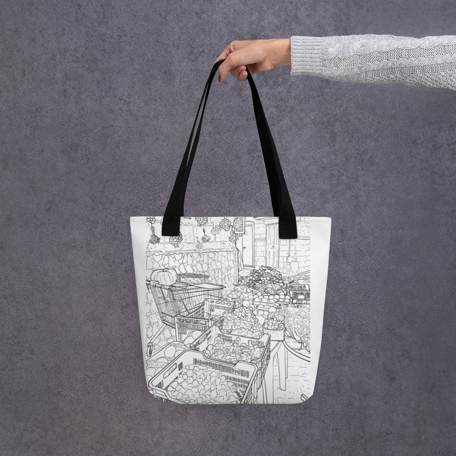 Adult Coloring Tote Bag! Ports of Call: Bari, Italy- Relaxing ...