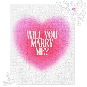 Puzzle Proposal: Will You Marry Me? Unique and Daring Romantic Gift ...