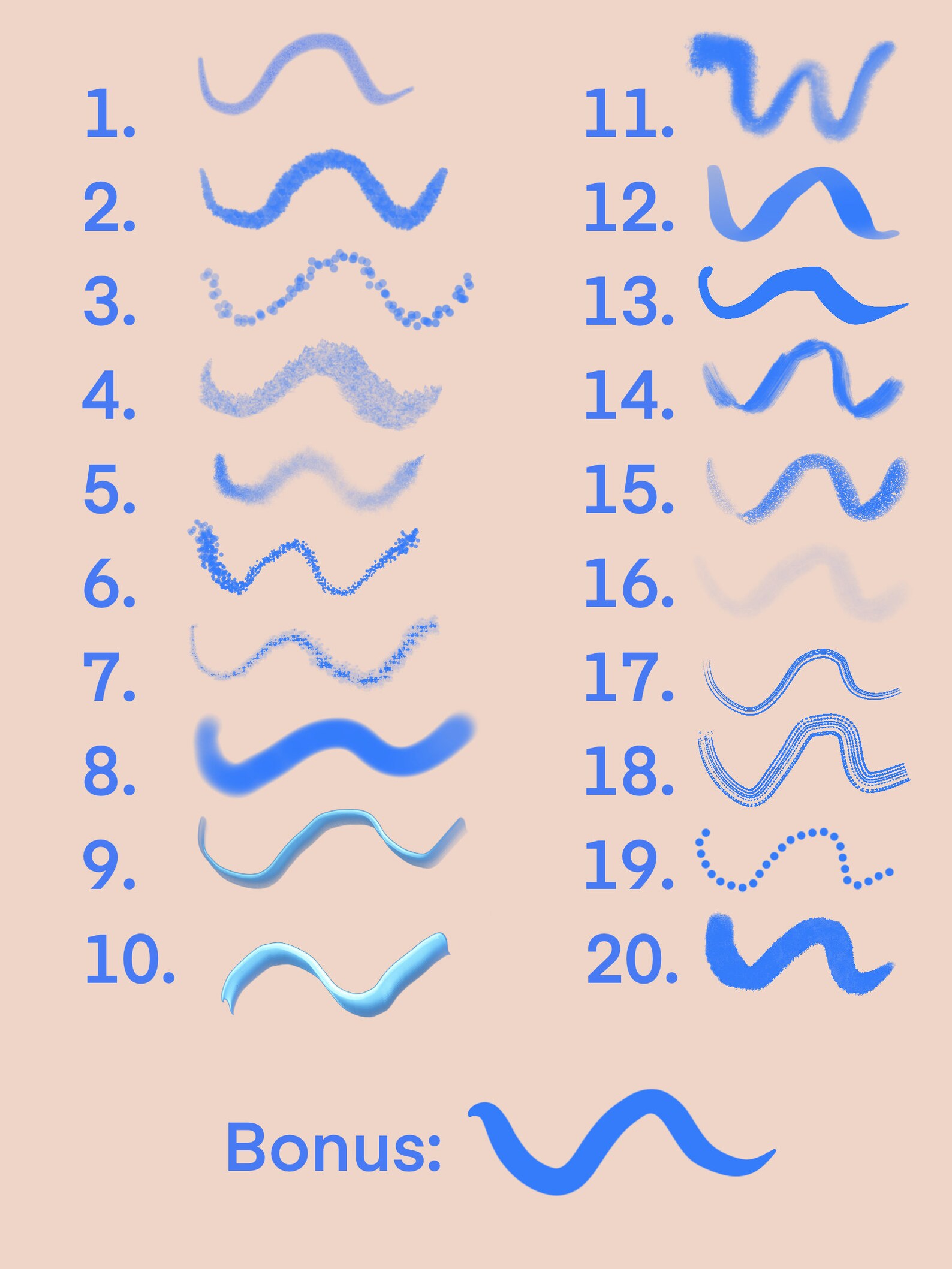 21 Procreate Writing and Lettering Brushes Brush Bundle, Procreate ...