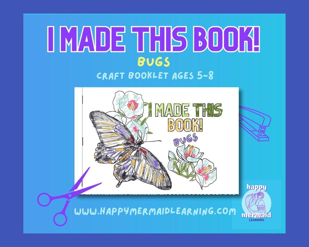 Printable Coloring Book and Activity Bundle | for Kids Who Love Bugs ...
