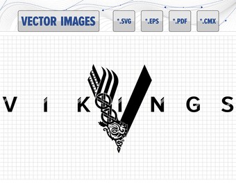 Vikings logo | Etsy