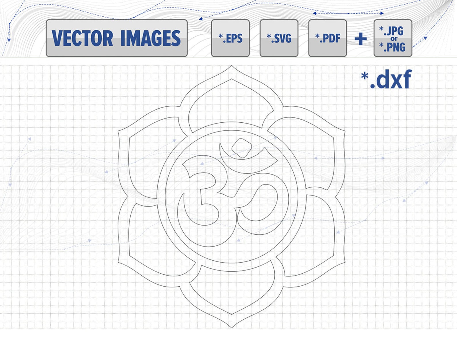 Om Sign Vector Graphic Svg, Dxf, Eps, Pdf and Png for Instant Download ...
