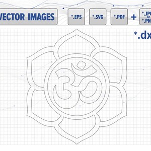 Om Sign Vector Graphic Svg, Dxf, Eps, Pdf and Png for Instant Download ...