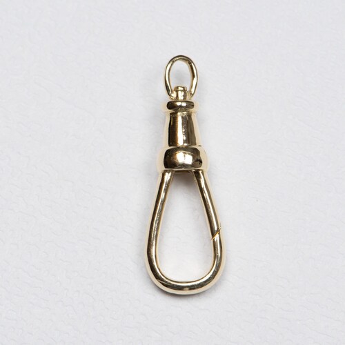Swivel Dog Clip 25x8mm 14K Gold Pendant Charm Holder Hook - Etsy