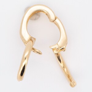 14x8mm Pendant Charm Enhancer Converter Bail Openable With Safety Latch ...