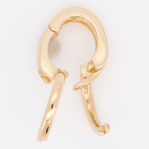 14x8mm Pendant Charm Enhancer Converter Bail Openable With Safety Latch ...