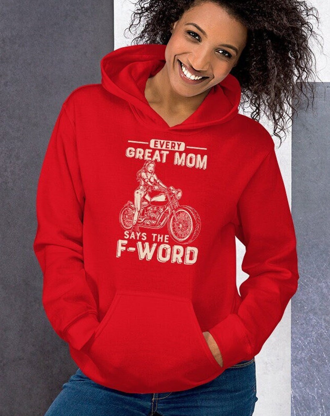 Every Great Mom Says the F Word Hoodie, Hoodie for Mom Birthday. - Etsy