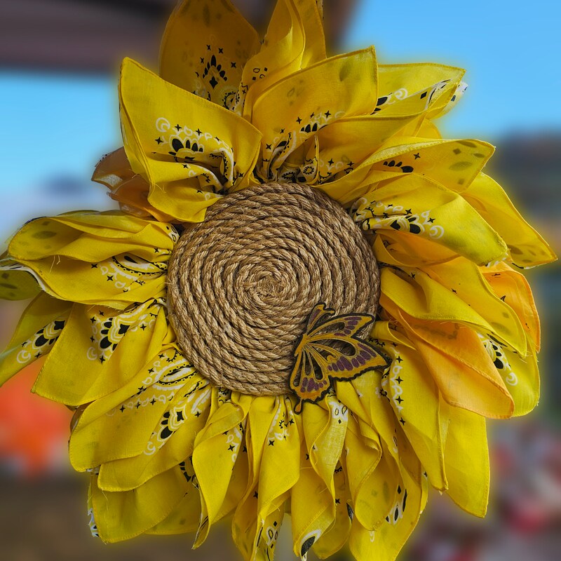 Dried Sunflower Wreath - Etsy