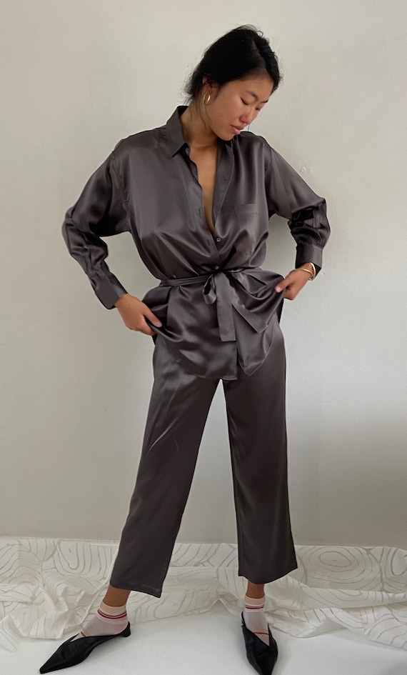 Vintage silk charmeuse satin - Gem