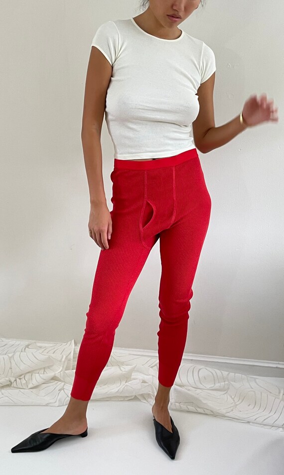 70s Red Thermal Long Johns / Vintage Red Thermal Boyfriend - Etsy
