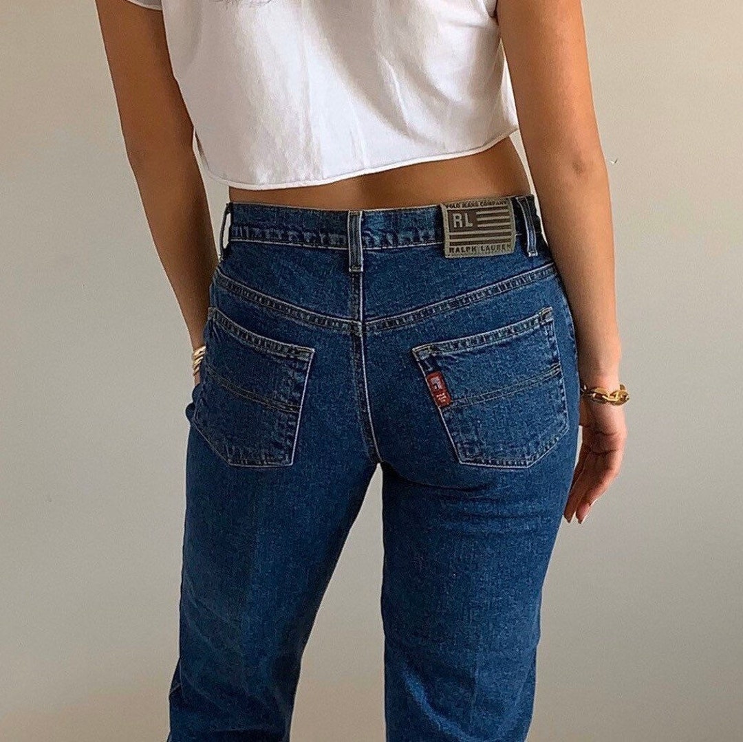 90s Ralph Lauren Jeans / Vintage Ralph Lauren Ankle Zip Cropped Capri ...