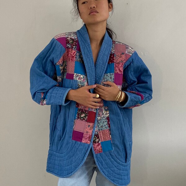 Patchwork Quilt Jacket - Etsy