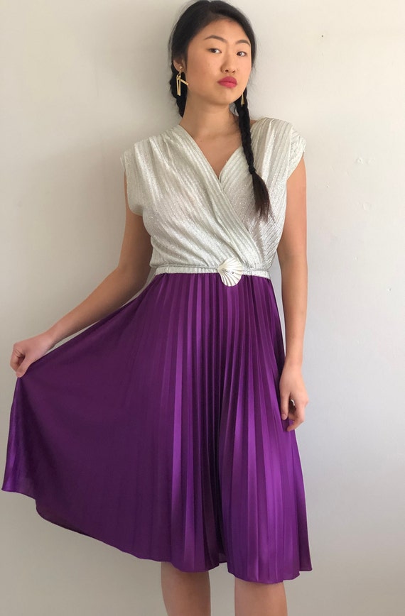 vintage pleated wrap - Gem