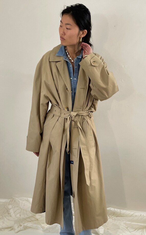 vintage cotton trench coat - Gem