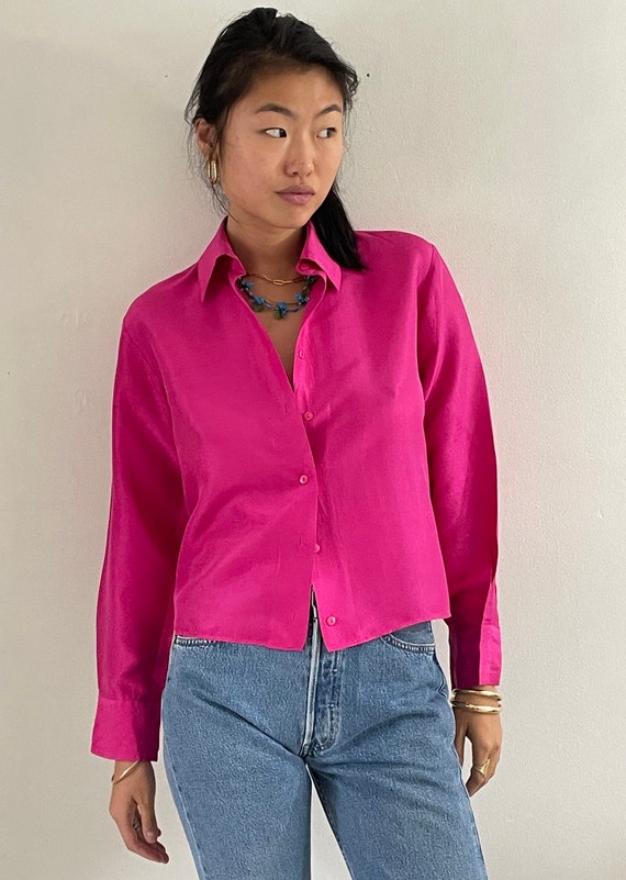 Fuchsia barbie pink cropped - Gem