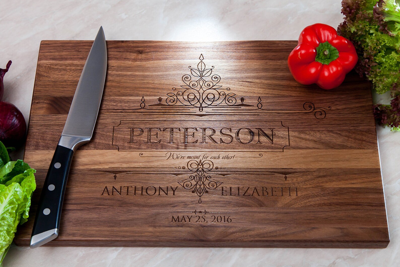 Wood Cutting Board Tree Cutting Board Couple Cutting Board - Etsy