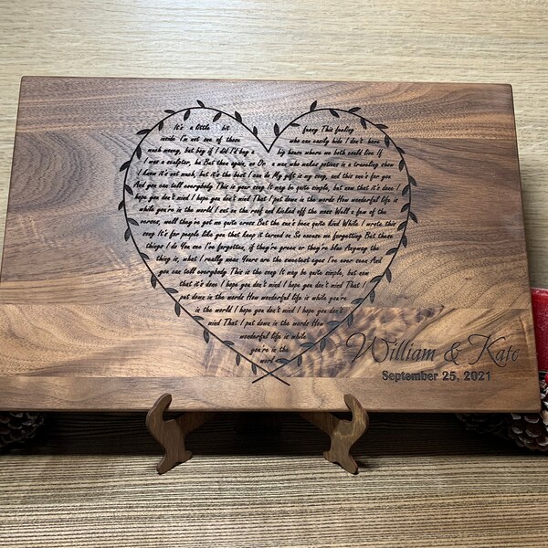 Wooden Anniversary Plaque - Etsy